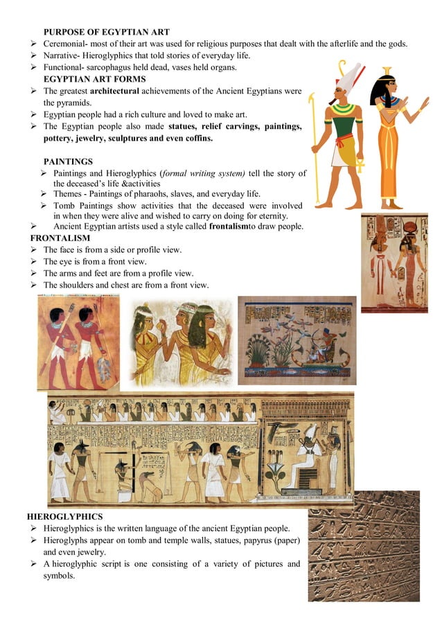 EGYPTIAN ART & ARCHITECTURE | PDF | Body Art | Style & Fashion