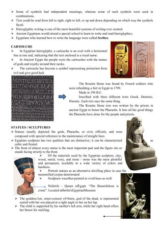EGYPTIAN ART & ARCHITECTURE | PDF