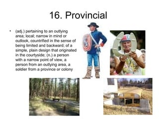 Unit 1 vocabulary 11th grade | PPT