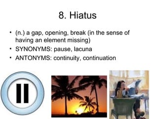 Unit 1 vocabulary 11th grade | PPT