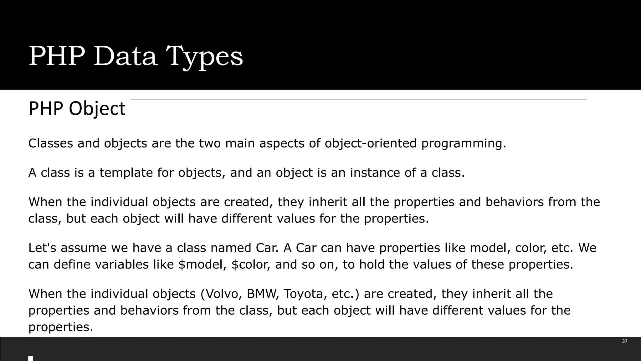 Introduction To Web Programming Using Php Ppt