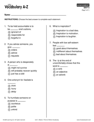 Grade 4- Wonders Reading Writing Workshop | PDF