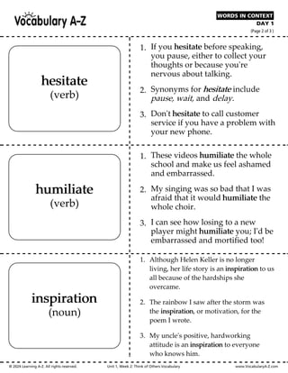 Grade 4- Wonders Reading Writing Workshop | PDF