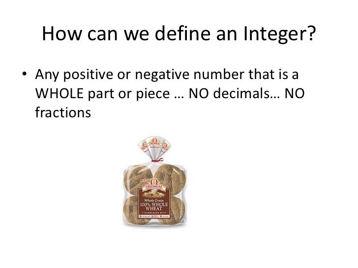 Integers 101- Understanding Integers Integers 101- Understanding Integers