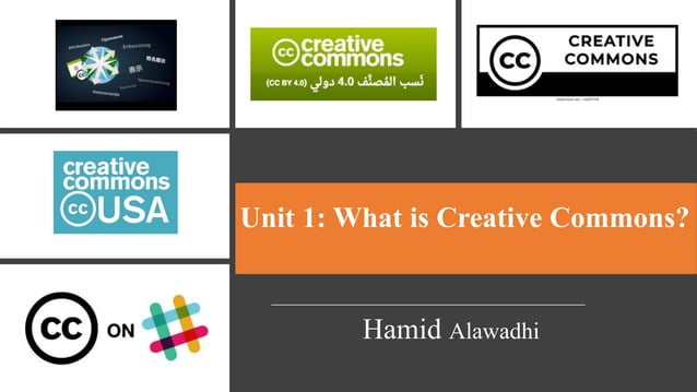 Unit 1 what is creative commons | PPTX | Desktop Publishing | Computer ...