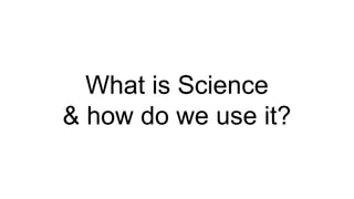 What is Science presentation for beginning students to understand | PDF