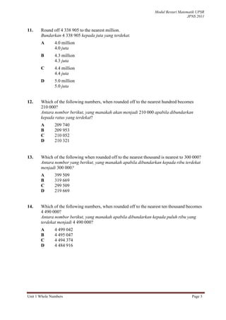 Unit 1 whole nomber | PDF