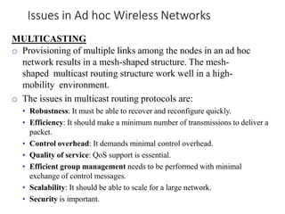 Unit 2 -1 ADHOC WIRELESS NETWORK MOBILE COMPUTING | PPTX