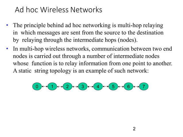 Unit 2 -1 ADHOC WIRELESS NETWORK MOBILE COMPUTING | PPTX