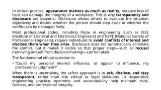 Professional Codes, Ethical Dilemmas, and Conflict of Interest in ...