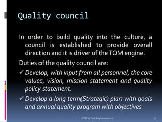 TQM Unit 2 | PPTX
