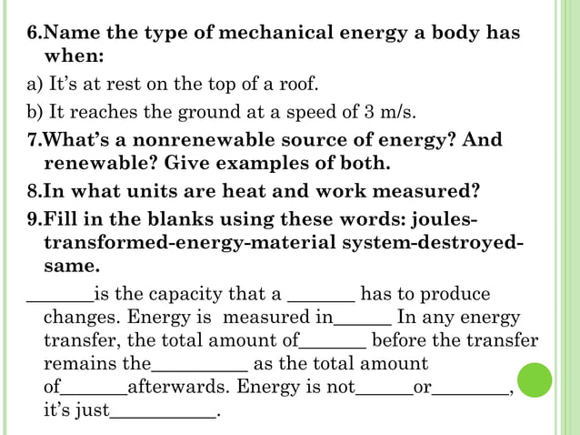 Unit 2: Matter and energy | PPT