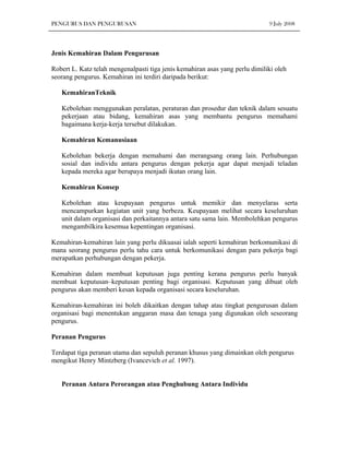 Unit2 : pengurus dan pengurusan | DOC