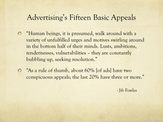 Advertisement Analysis Presentation | PPT