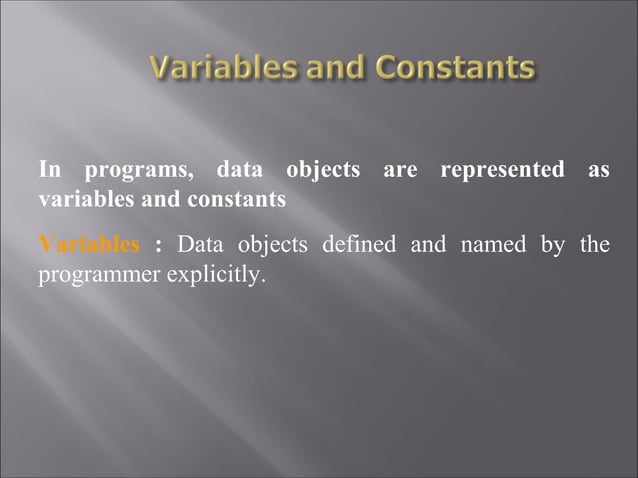 Unit 2 Principles of Programming Languages | PPT