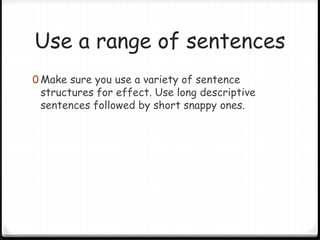 Unit 2:Writing paper - mock exam preparation | PPTX