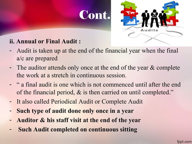 Unit 2 Types of Auditing | PPT | Business Accounting & Finance | Business