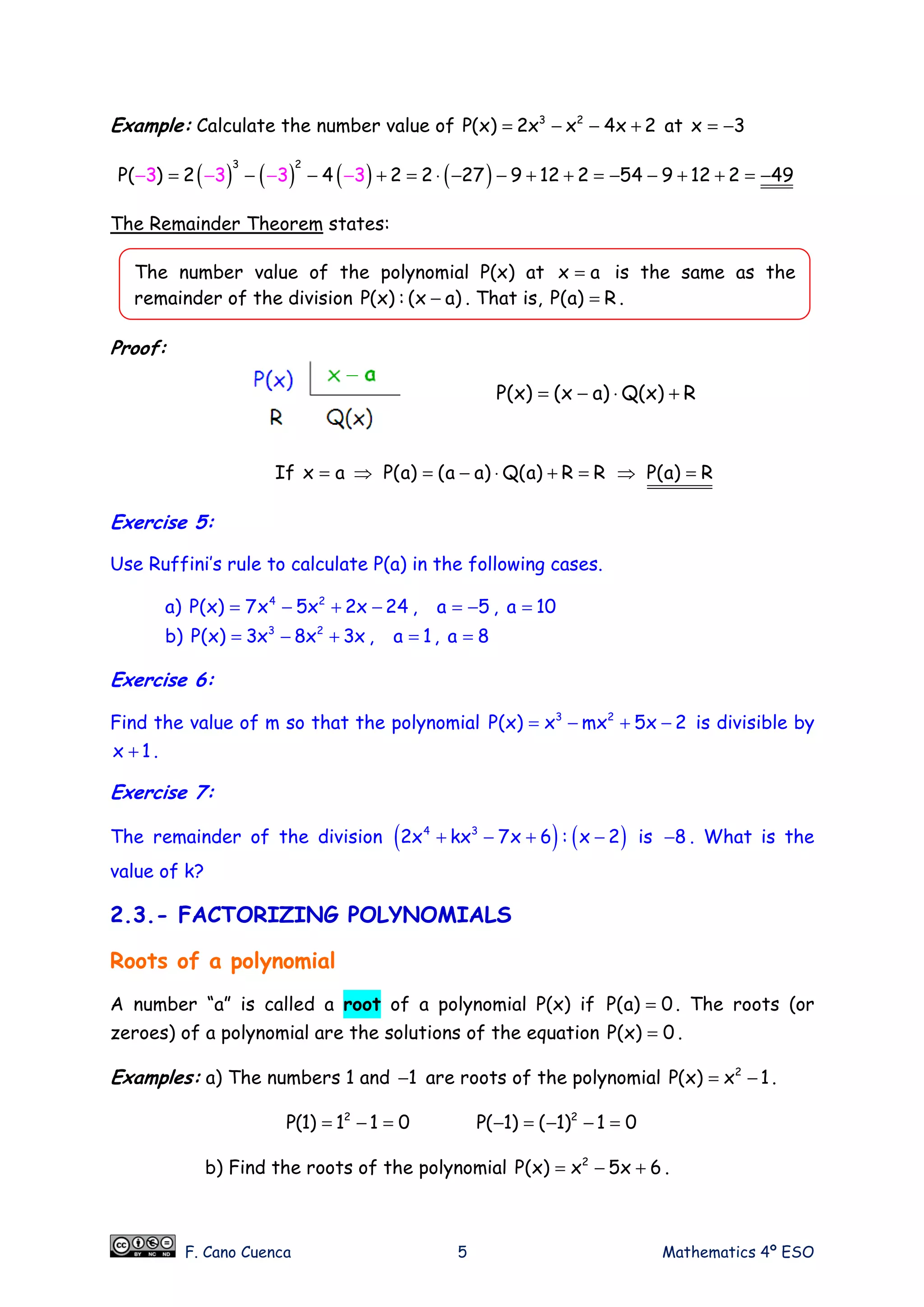 Unit2.polynomials.algebraicfractions | PDF | Physics | Science
