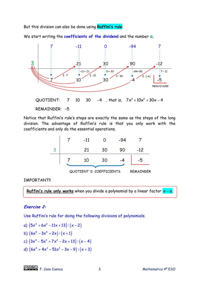 Unit2.polynomials.algebraicfractions | PDF | Physics | Science