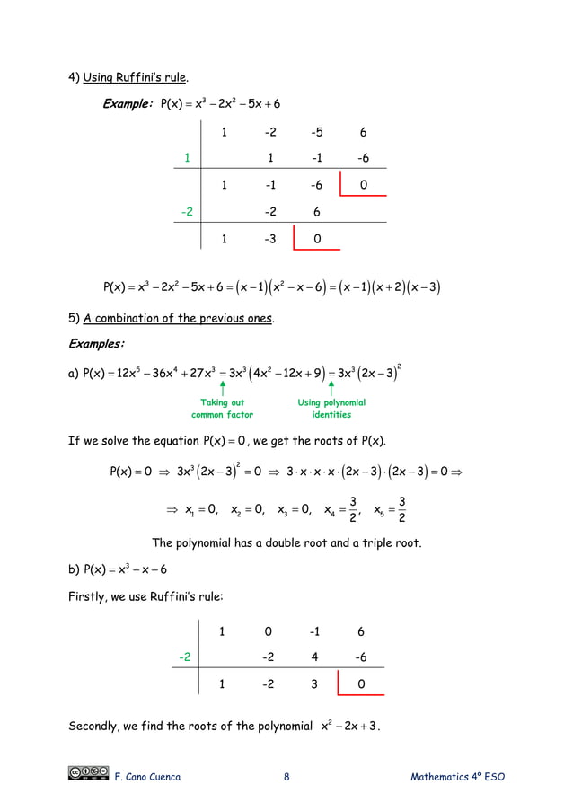 Unit2.polynomials.algebraicfractions | PDF | Physics | Science