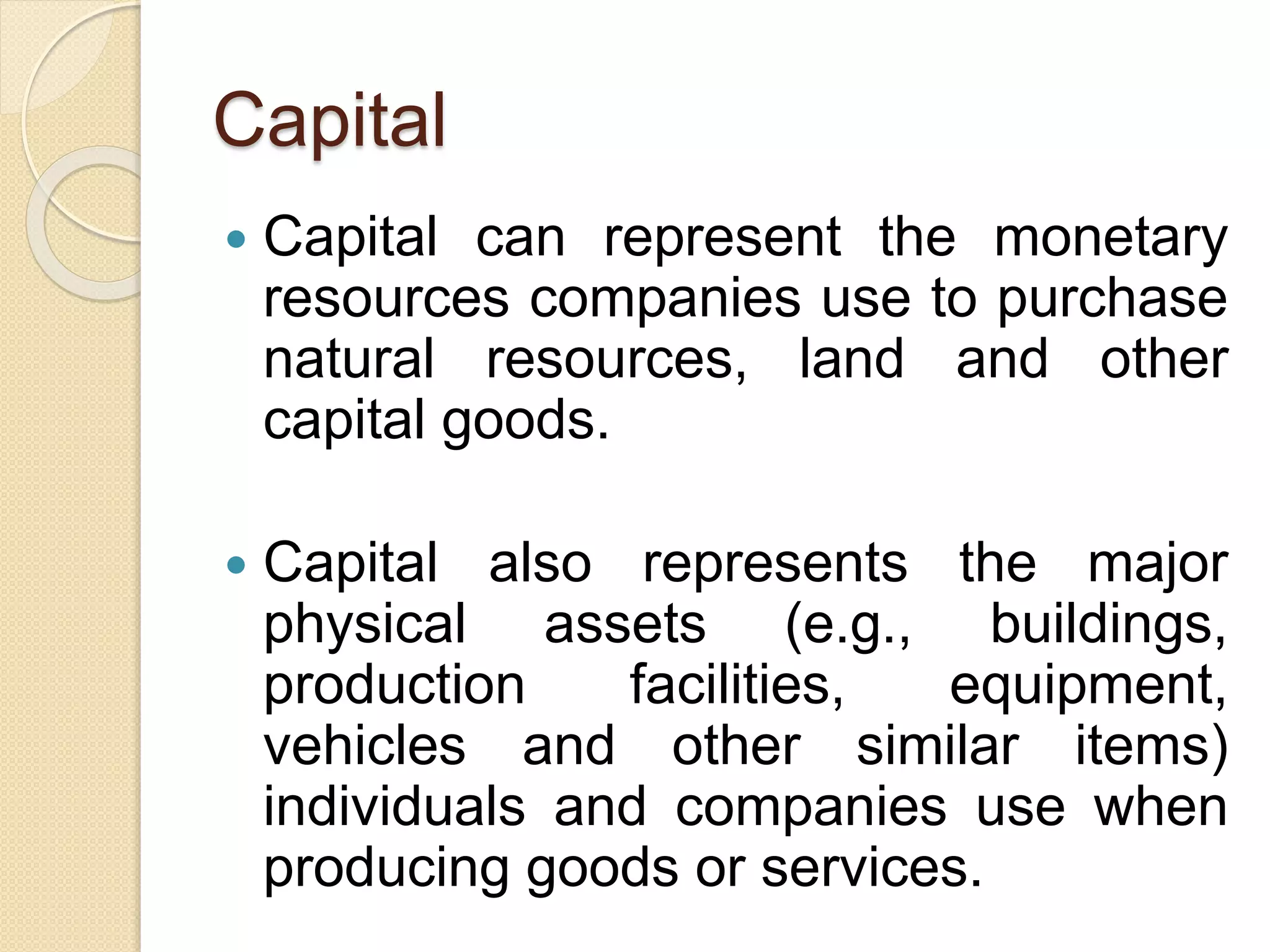 theory of production and cost | PPTX
