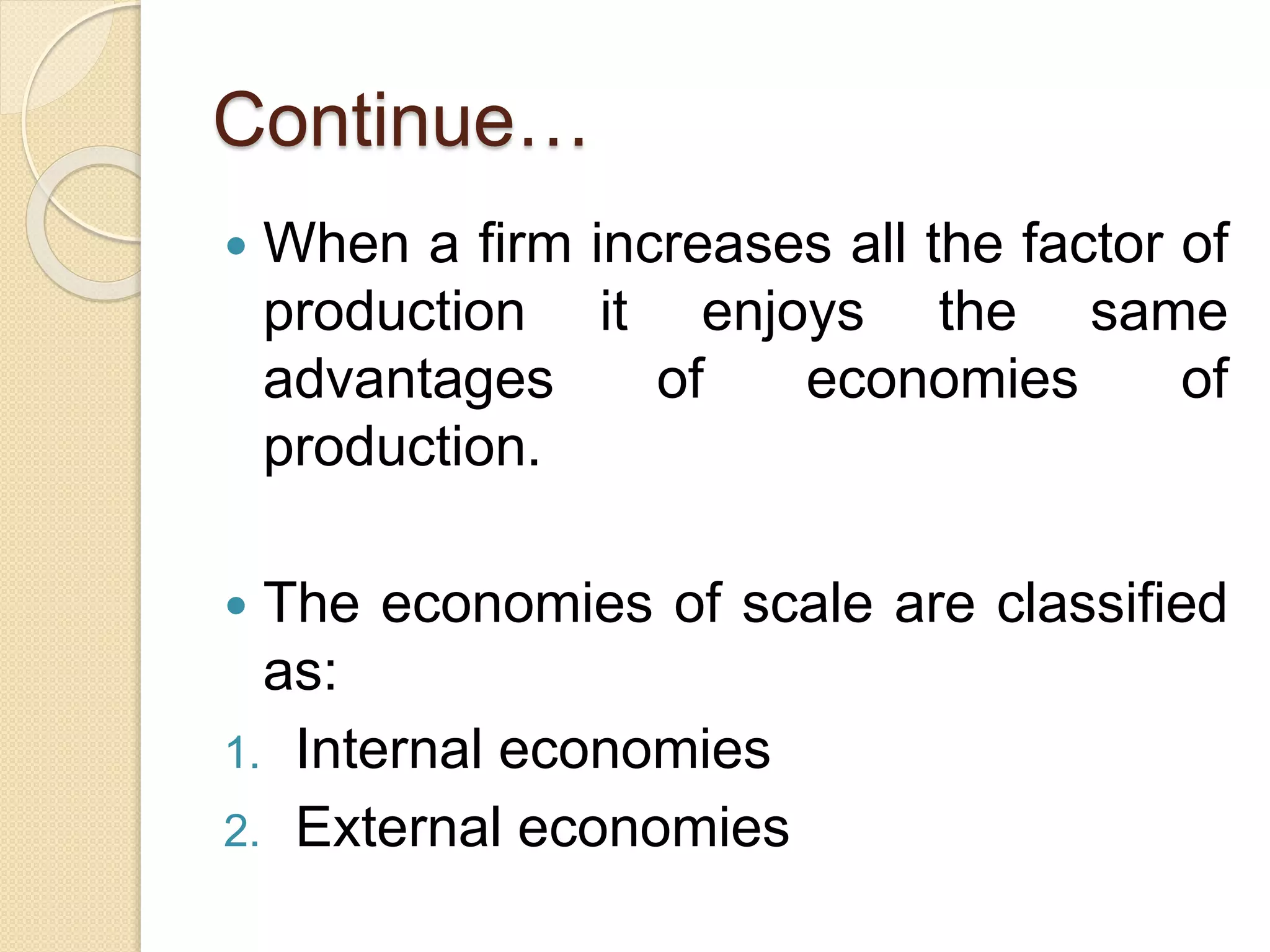 theory of production and cost | PPTX