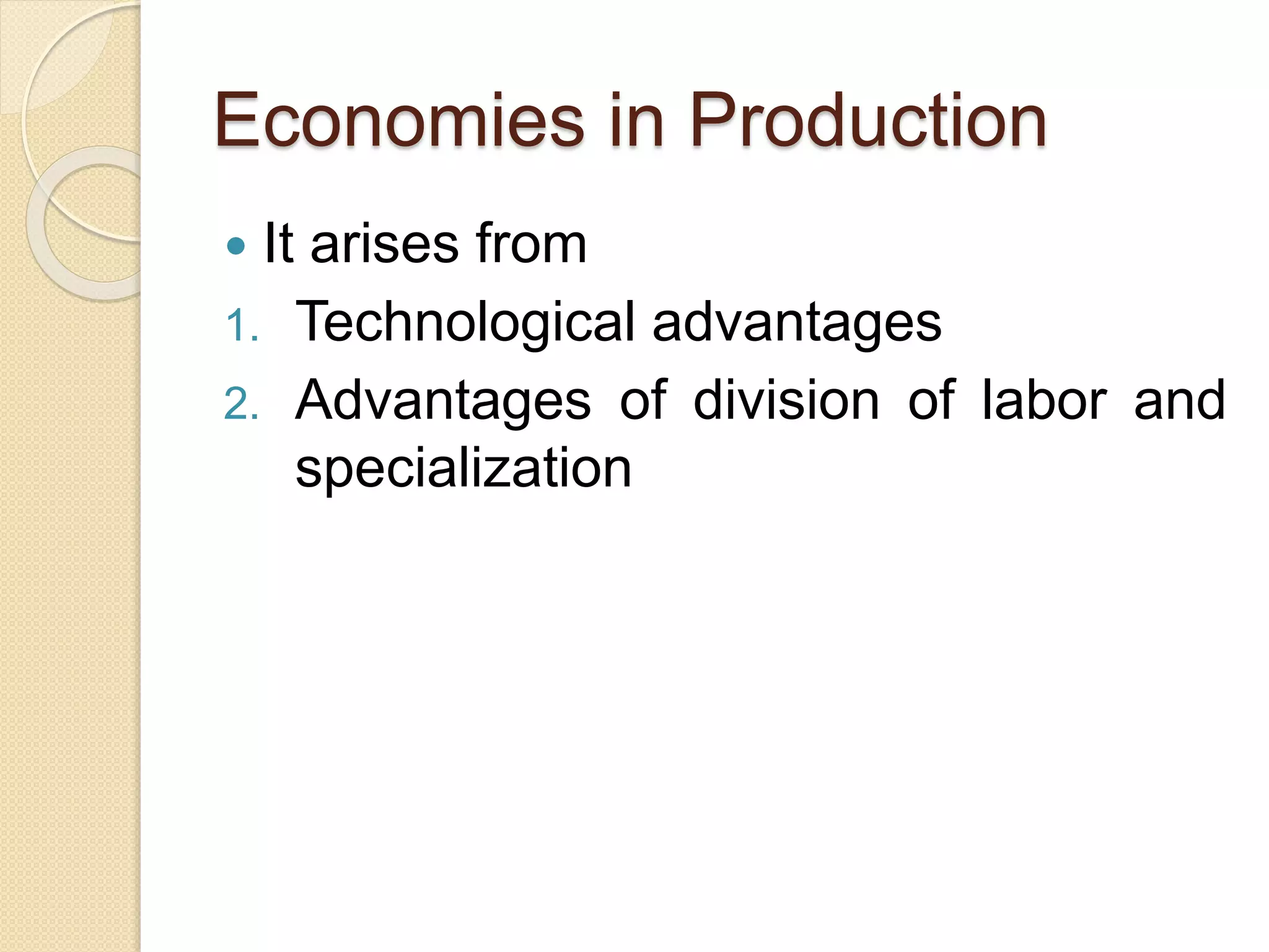 theory of production and cost | PPTX
