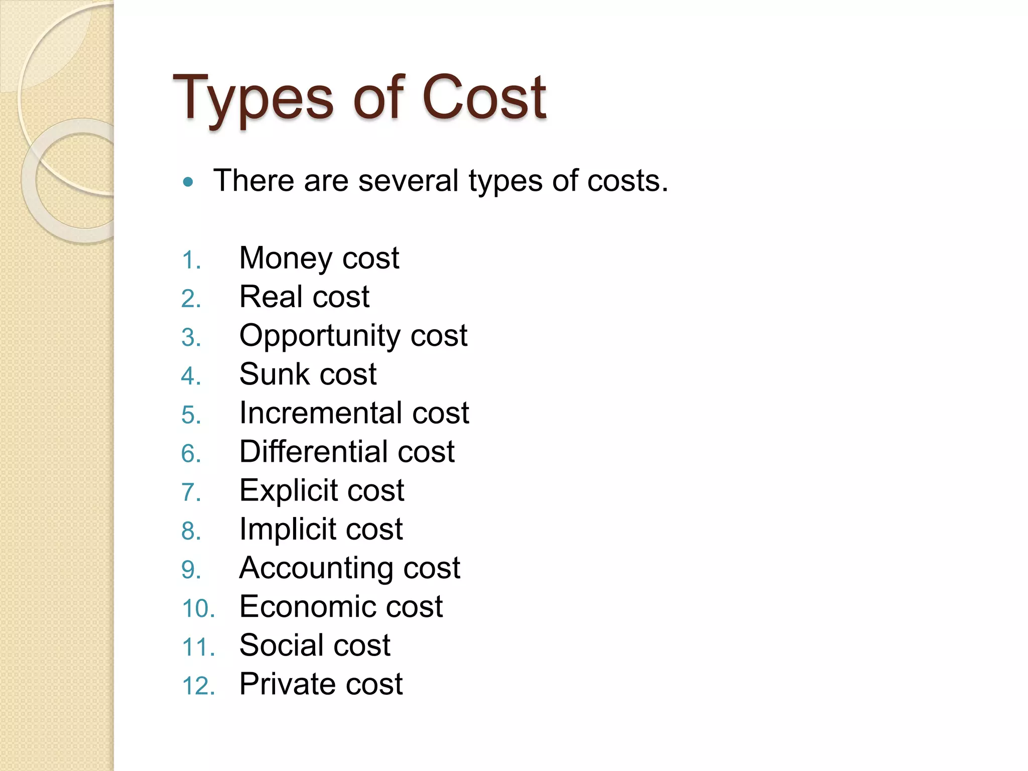 theory of production and cost | PPTX