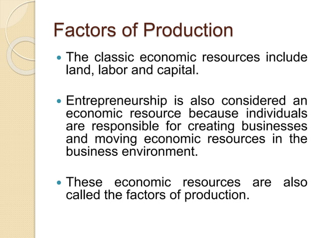 theory of production and cost | PPTX