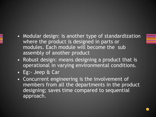 product design and process selection | PPTX