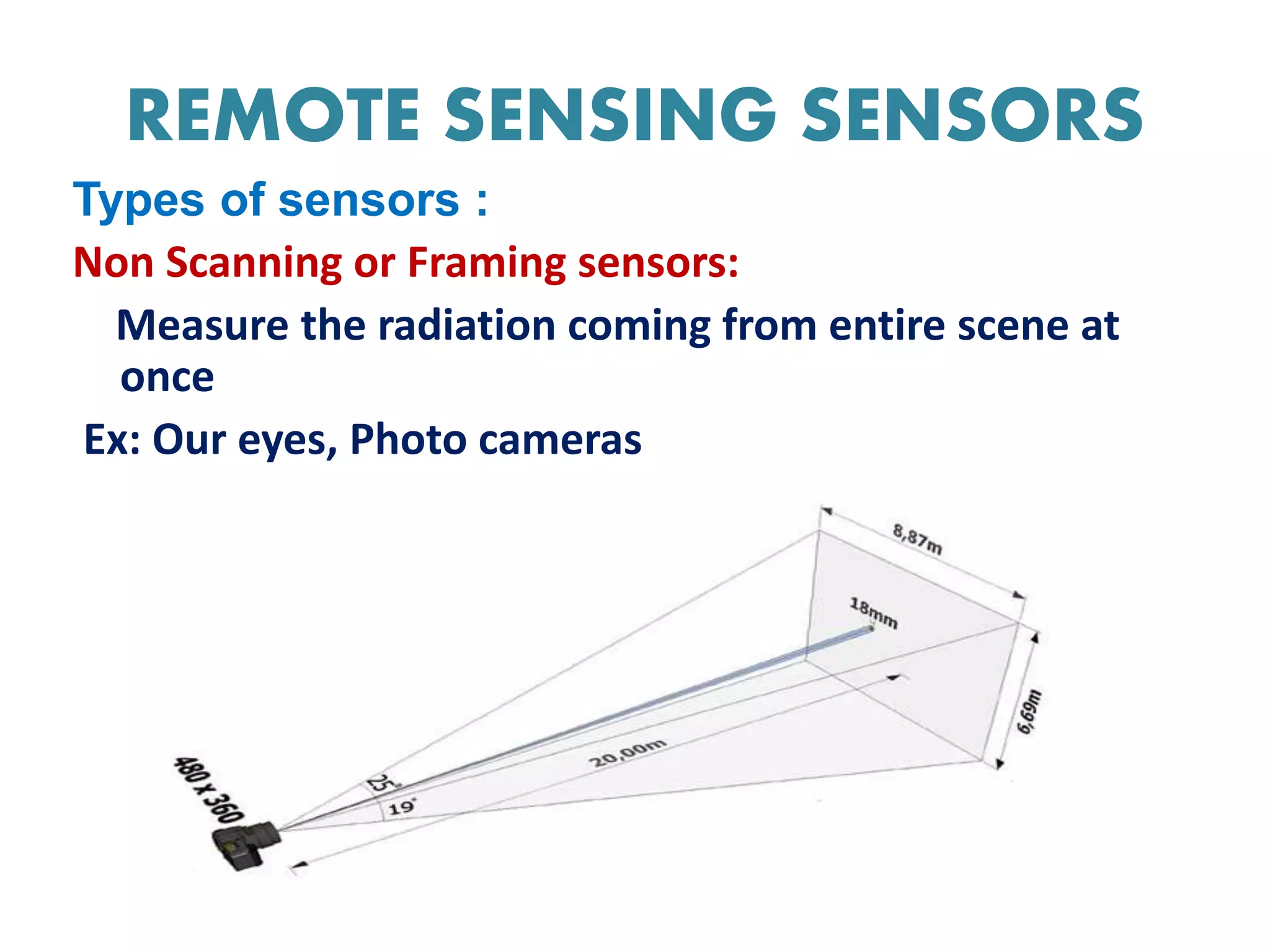 Remote Sensing Platforms and Sensors | PPTX