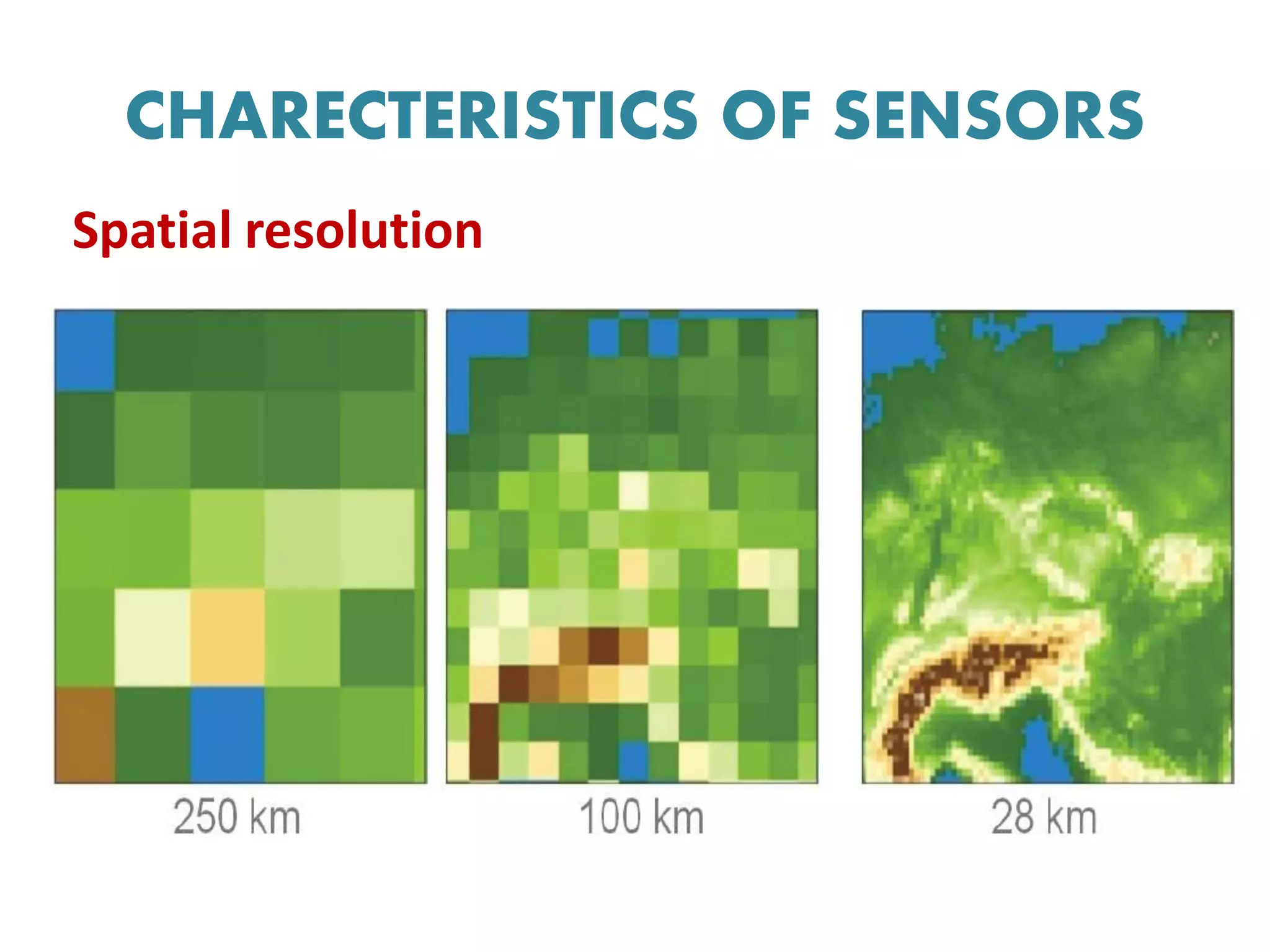 Remote Sensing Platforms and Sensors | PPTX