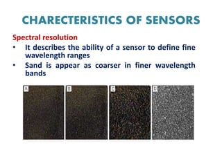 Remote Sensing Platforms and Sensors | PPTX