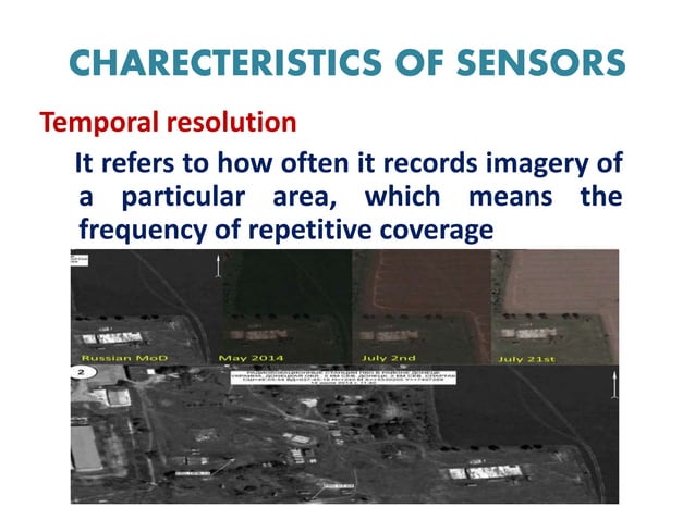 Remote Sensing Platforms and Sensors | PPTX