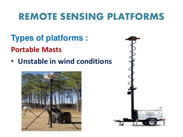 Remote Sensing Platforms and Sensors