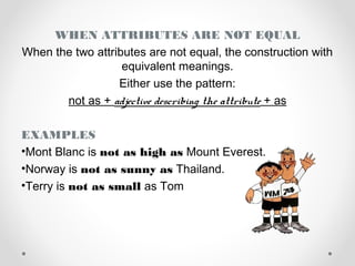 Unit 2: Comparatives. | PPT
