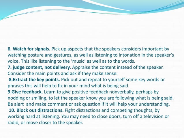 speaking listening and non verbal communication | PPTX