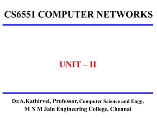 CS6551 COMPUTER NETWORKS | PDF