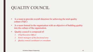 TQM PRINCIPLES | PPTX