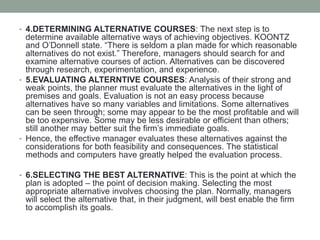 planning process and decesion making techniques | PPTX