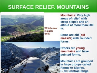 Unit 2. earth's physical characteristics | ODP