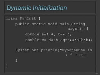 Unit2.data type, operators, control structures | PPT