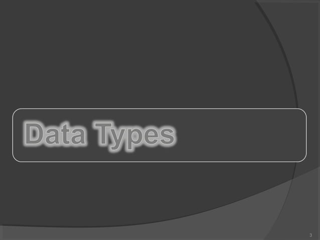 Unit2.data type, operators, control structures | PPT