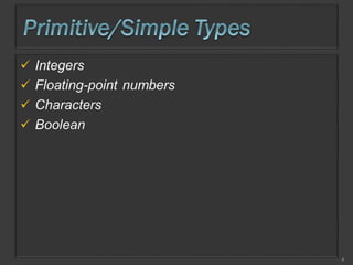 Unit2.data type, operators, control structures | PPT