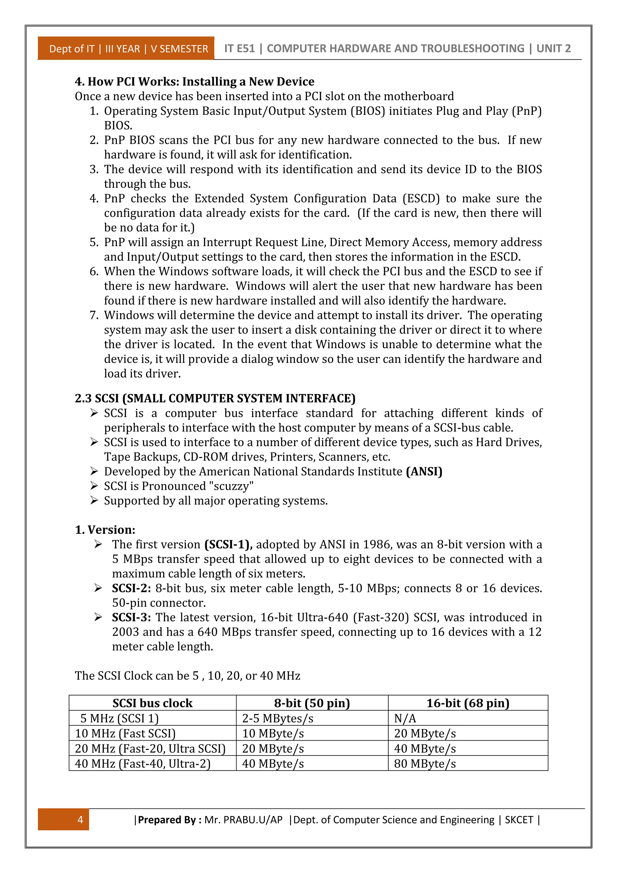Bus Standards and Networking | PDF