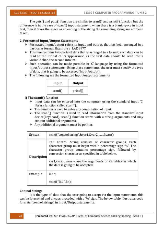 Problem Solving Techniques and Introduction to C | PDF | Programming Languages | Computing