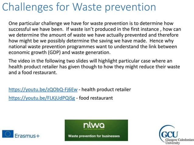 Unit 2.3 - Waste prevention | PPTX | Environmental Services Industry ...