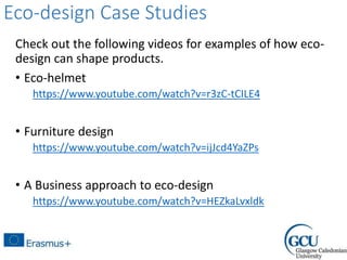 Unit 2.5 Eco-design | PPTX