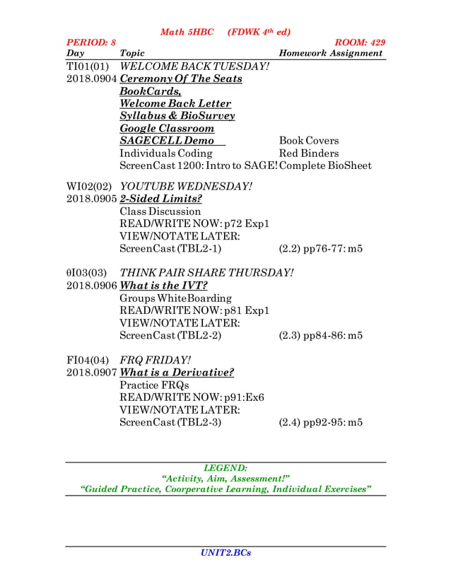 UNIT02 Limits Ap Calculus BC | DOCX
