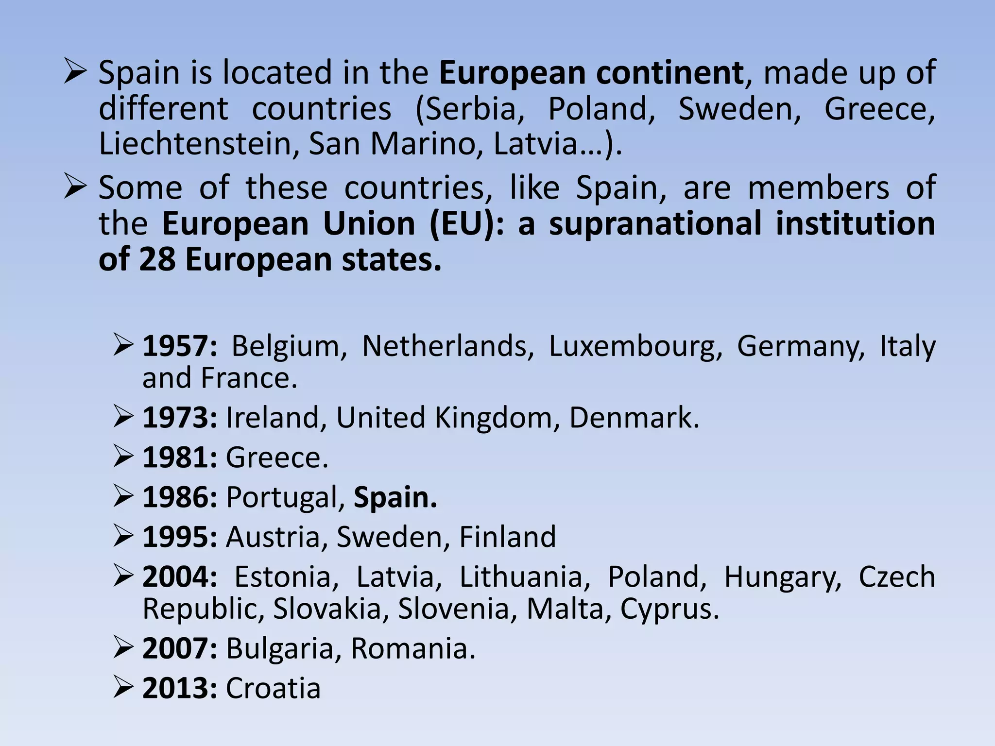 Unit 2. European Continent | PPTX